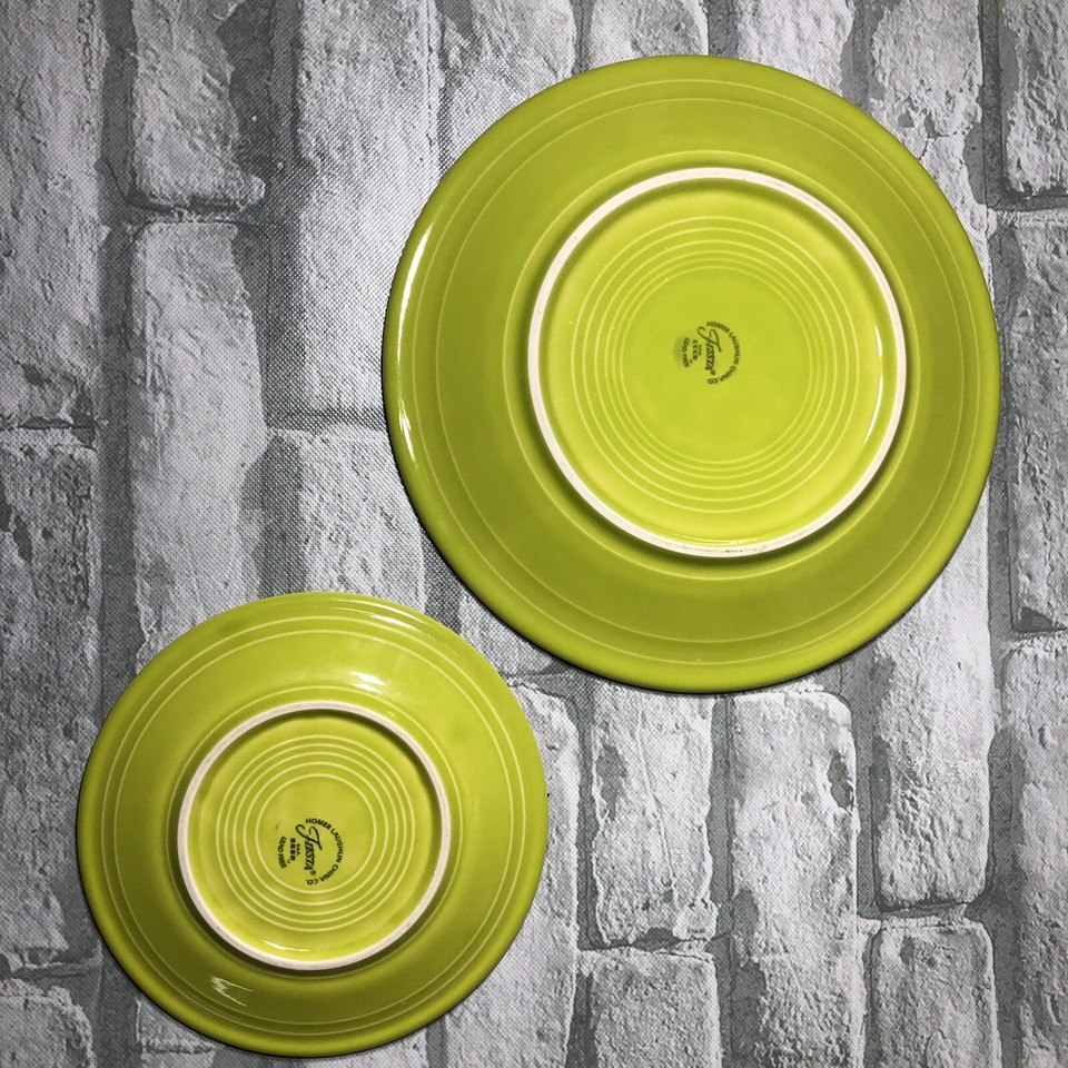 Lemongrass Fiesta Plate and Saucer | eBay