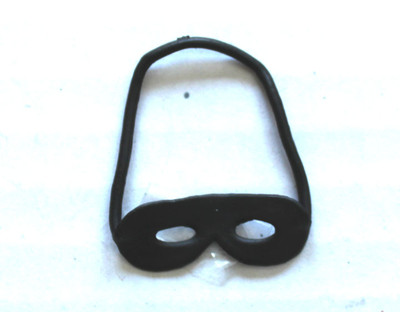 LONE RANGER CUSTOM BLACK RUBBER MASK FITS GABRIEL 9 INCH COWBOY FIGURE ...