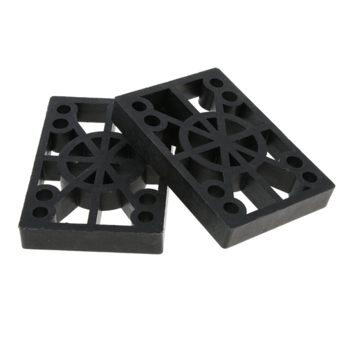 Skateboard Riser Pads Rubber Risers 12mm 1/2'' Set of 2 US Fast ...