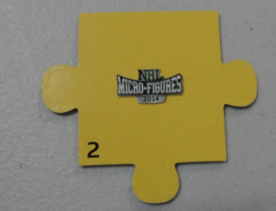 #T73 . 2014 NRL FOOTY MICRO FIGURE RUGBY LEAGUE FIELD JIGSAW PIECE #2 ...