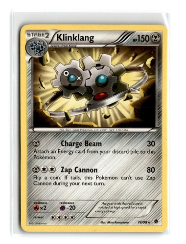 Pokemon tcg Emerging Powers #76/98 Klinklang Rare | eBay