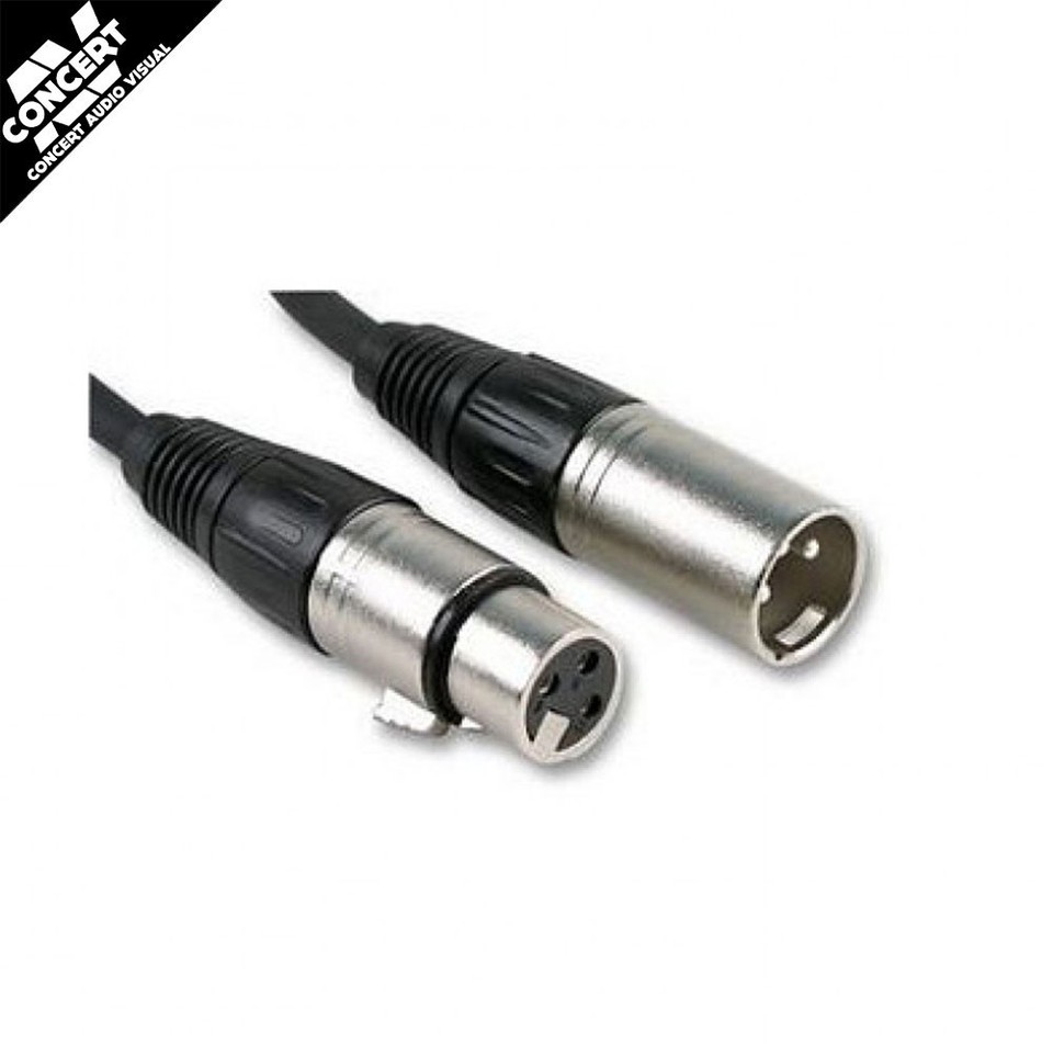 CAV XLR male to XLR female microphone cable 2m | eBay Australia