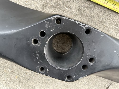 Big Heavy 74” Aluminum Airplane Propeller TC918 McCauley | eBay