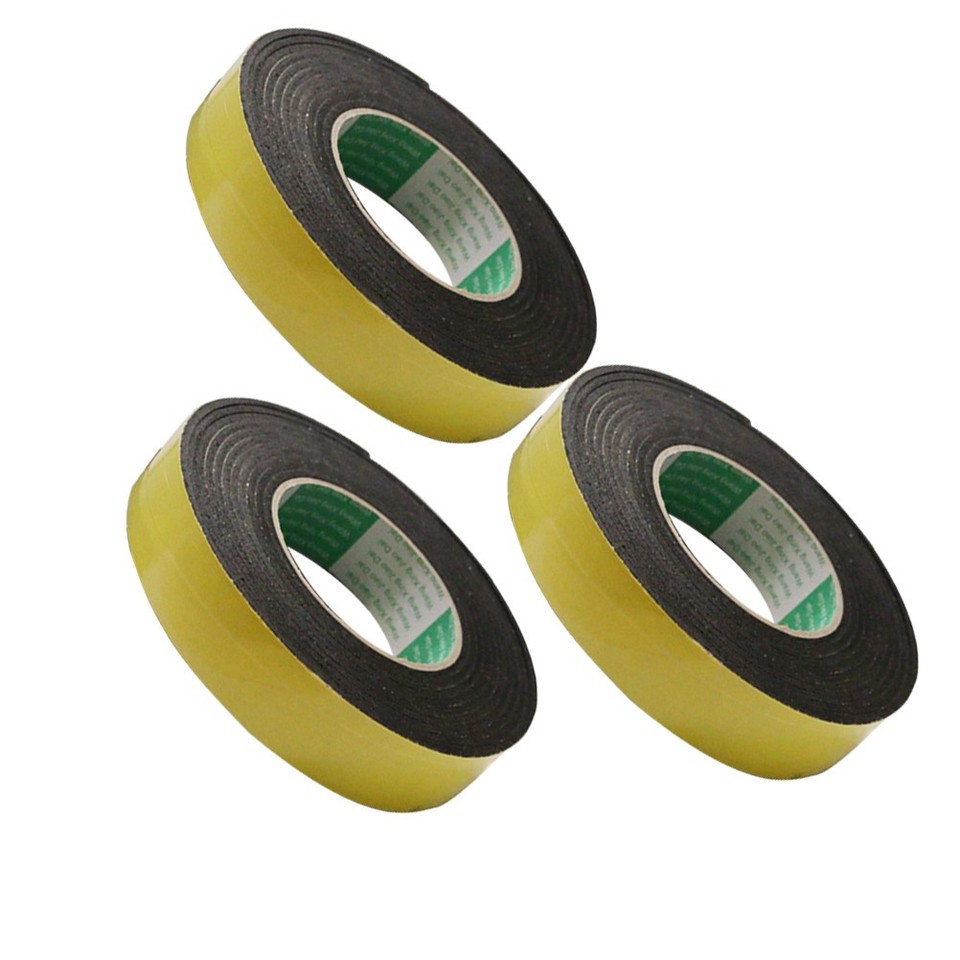 3 Pcs EVA Sponge Tape Single Sided Adhesive Glue Strip Sticker 3 mm 10 ...