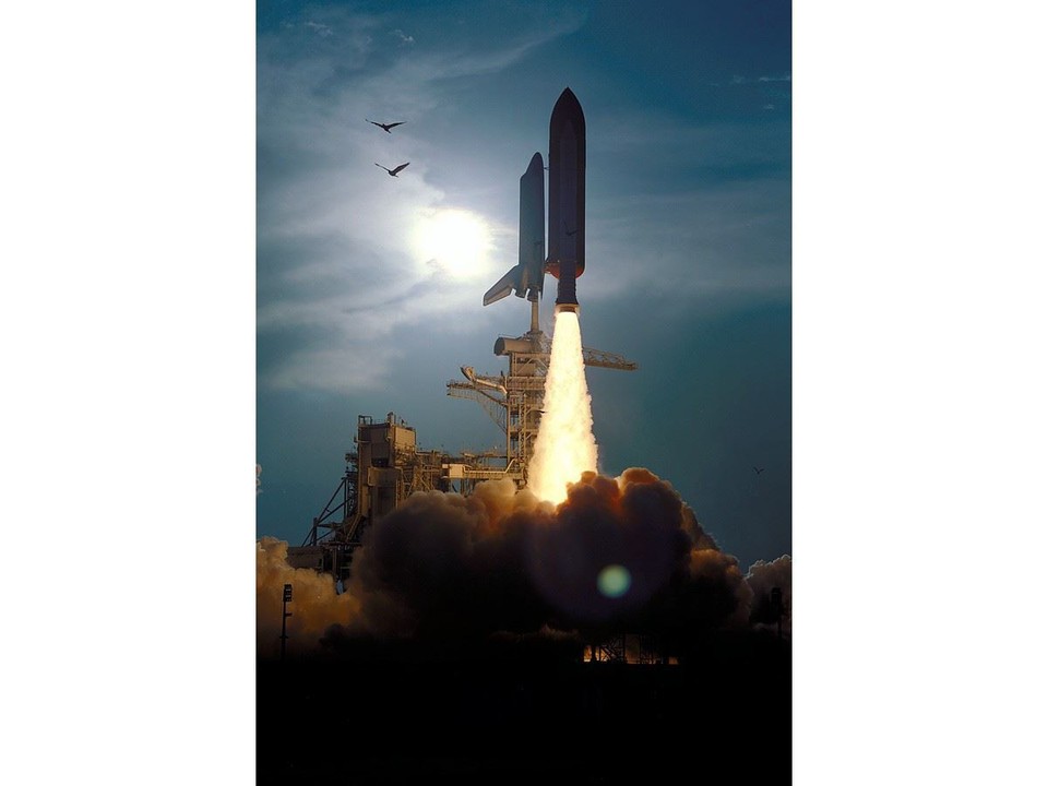 STS-64 Launch - Historic NASA Photo - 24" x 30" Photo Print | eBay