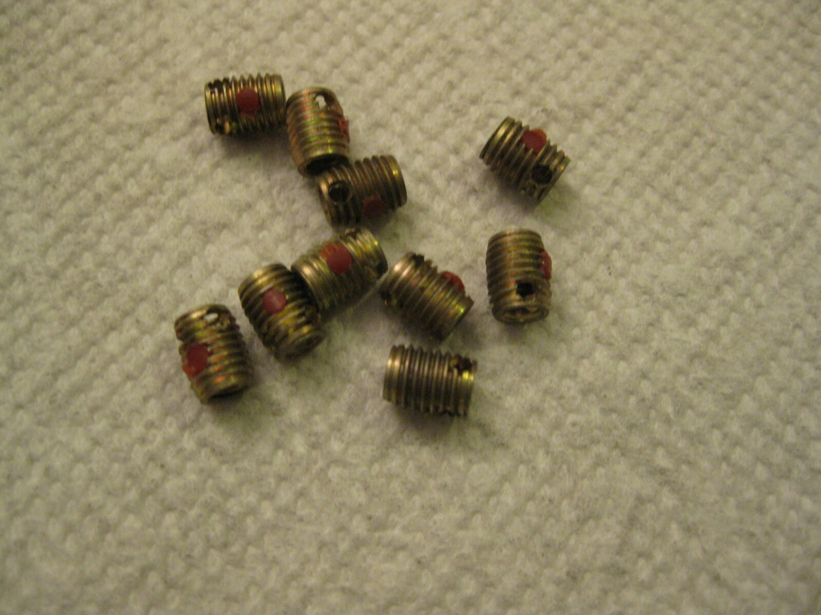 Nylok #6-32 Tap-Lok Hole Series Thread Insert 9/32" lg. 10pc pl Steel ...