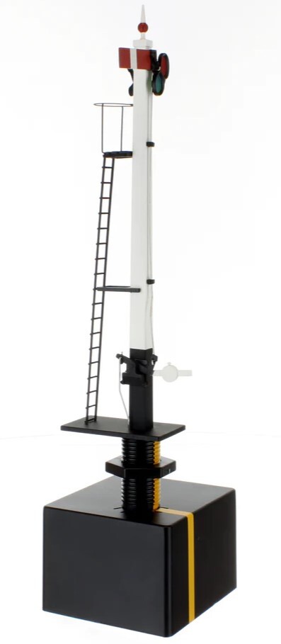 Dapol 7L-001-001 O Gauge Motorised Semaphore Signal GWR Home - Square Post | eBay UK