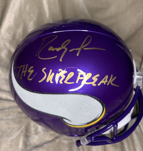 RANDY MOSS AUTO VIKINGS FS REP -Rare Inscription THE SUPERFREAK PSA COA ...