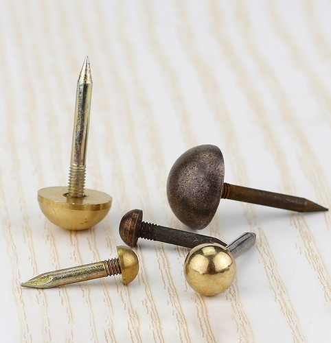 Antique Solid Brass Decorative Upholstery Dome Nails Furniture Chair ...