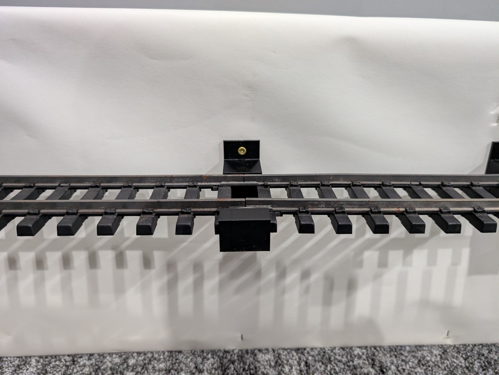 G Scale Model Train Track Display Shelf Wall Bracket Set | eBay