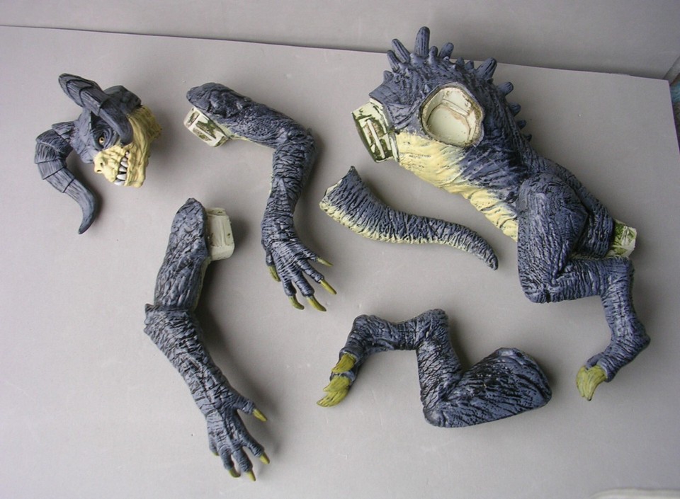 Fallout DEATHCLAW Build-a-Figure COMPLETE CUSTOM PAINTED - READ Leg Mod ...