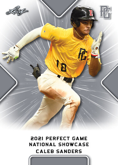 10-Count Lot Caleb Sanders 2021 Leaf Perfect Game NIKE All-American ...