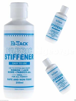 Hi Tack Fabric Stiffener 250 ml | Use To Stiffen Drape Ribbon Lace Bows ...