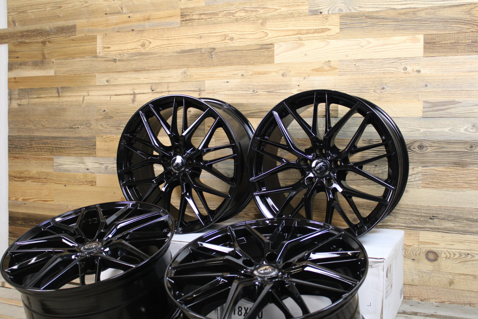 18 Zoll Felgen Damina DM08 schwarz BMW 1er 2er F20 F21 F22 F23 e81 e82 ...