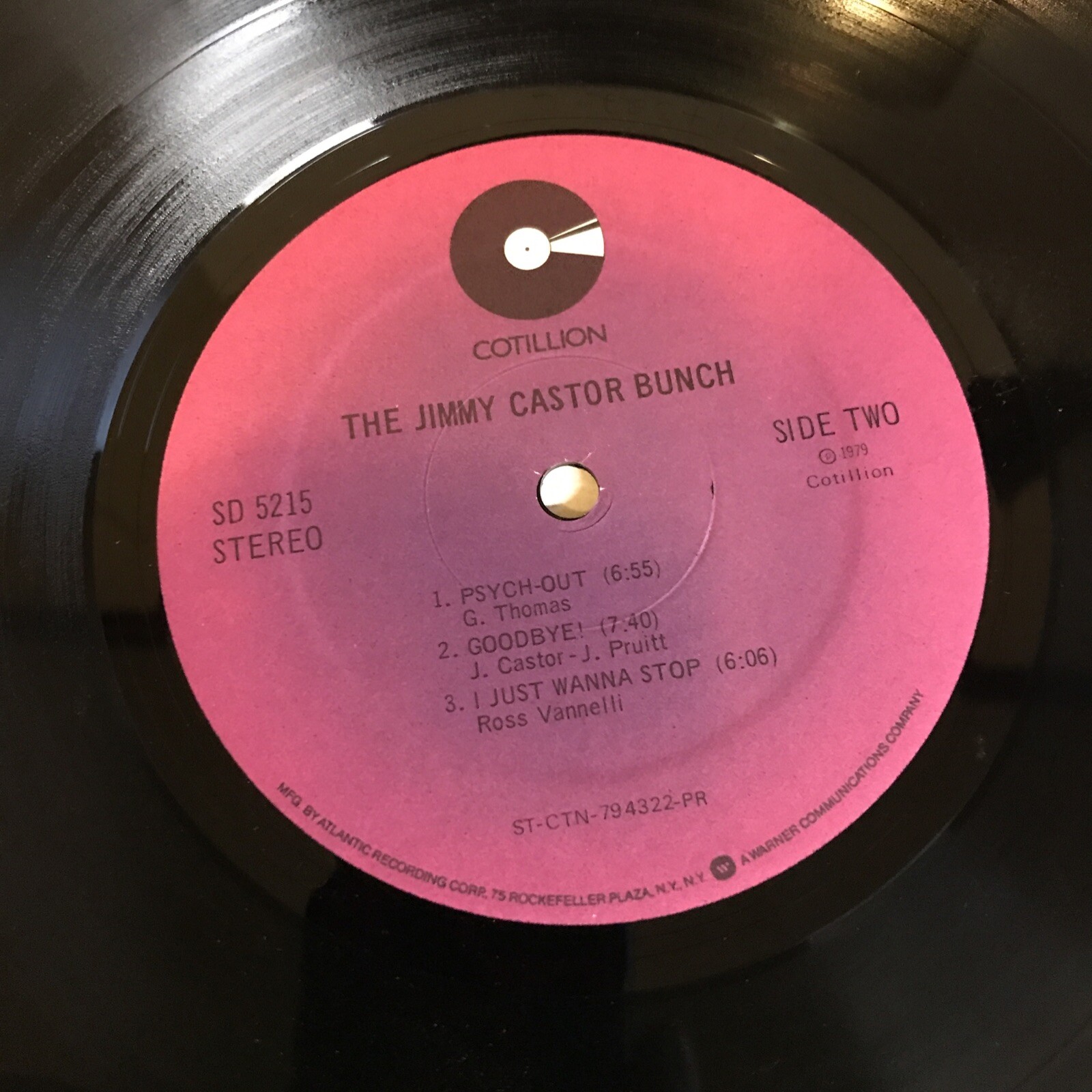 RARE ! Jimmy Castor Bunch - COTILLION REC. SD 5215 Vinyl Record lp VGC+ ...
