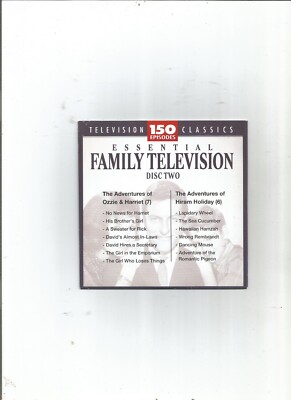 Essential Family Television (Disc 2 Only), DVD | eBay