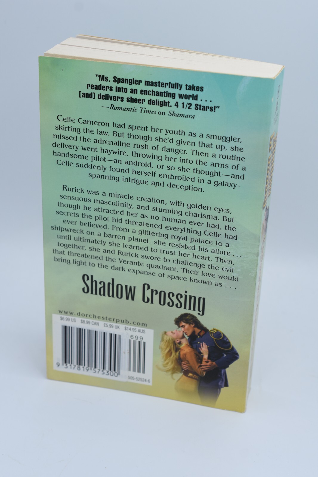 Catherine Spangler SHADOW CROSSING PB Futuristic Romance 2003 1st Ed AS ...