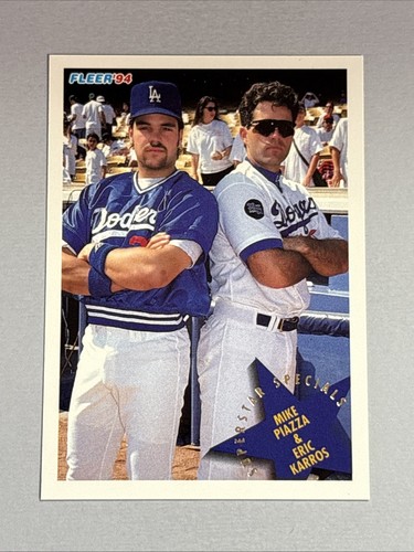 Mike Piazza Eric Karros 1994 Fleer Superstar Specials #713 *L772* | eBay