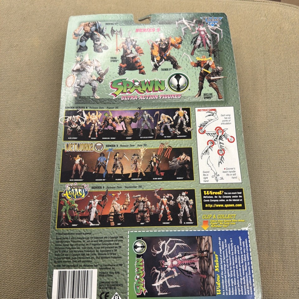 Spawn Series 5 Widowmaker Ultra Action Figure 1996 New | eBay