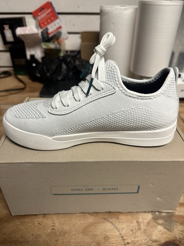 Vessi Weekend Sneaker Marble White Size W07 Waterproof Lightweight ...