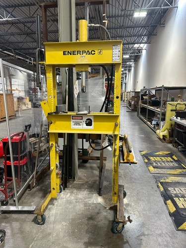 Enerpac Hydraulic Press with P84 Hand Pump | eBay