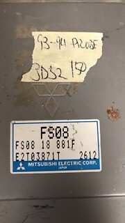 FS08 18 881F Ford Probe 1993 ecm ecu computer | eBay