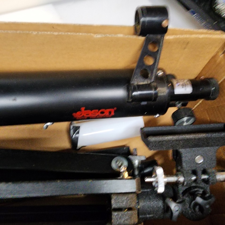 Vintage Jason Model 349 Astronomical Telescope Wood Tripod Made In ...