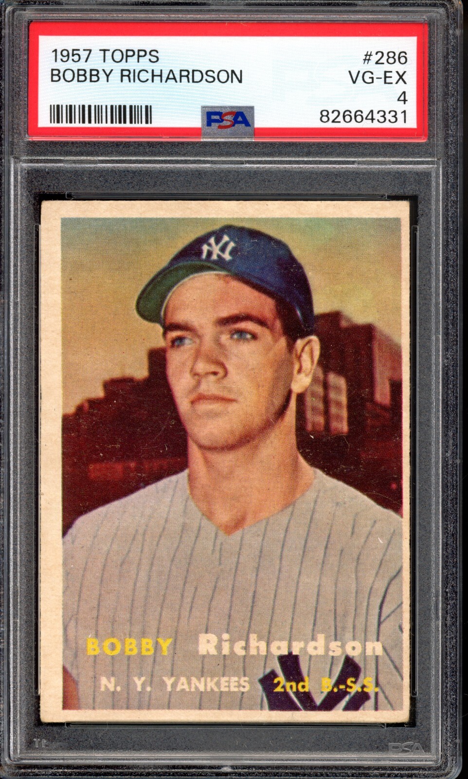 1957 Topps - Scarce Series #286 Bobby Richardson (RC) for sale online ...