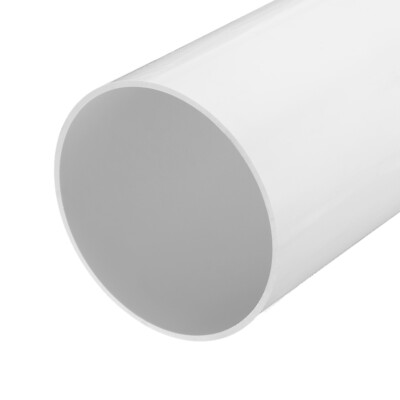 PVC Rigid Round Pipe 152mm ID 160mm OD 35cm 14" Length White High ...