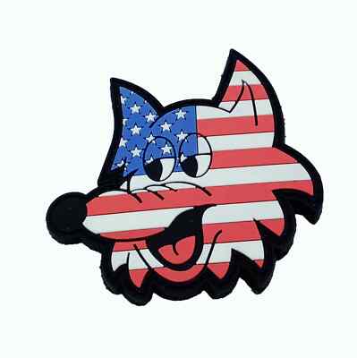 HMM/VMM-364 Purple Fox Swifty US Flag PVC Patch – With Hook and Loop | eBay