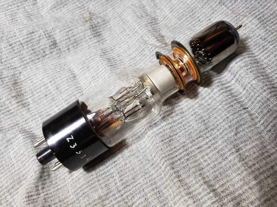1 NOS Raytheon RK-707B Vacuum Tube reflex klystron ham radio Octal Base ...