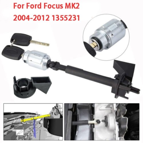 Key For Ford Focus Latch 1355231 Front Hood Lock Engine Hood Catch ...
