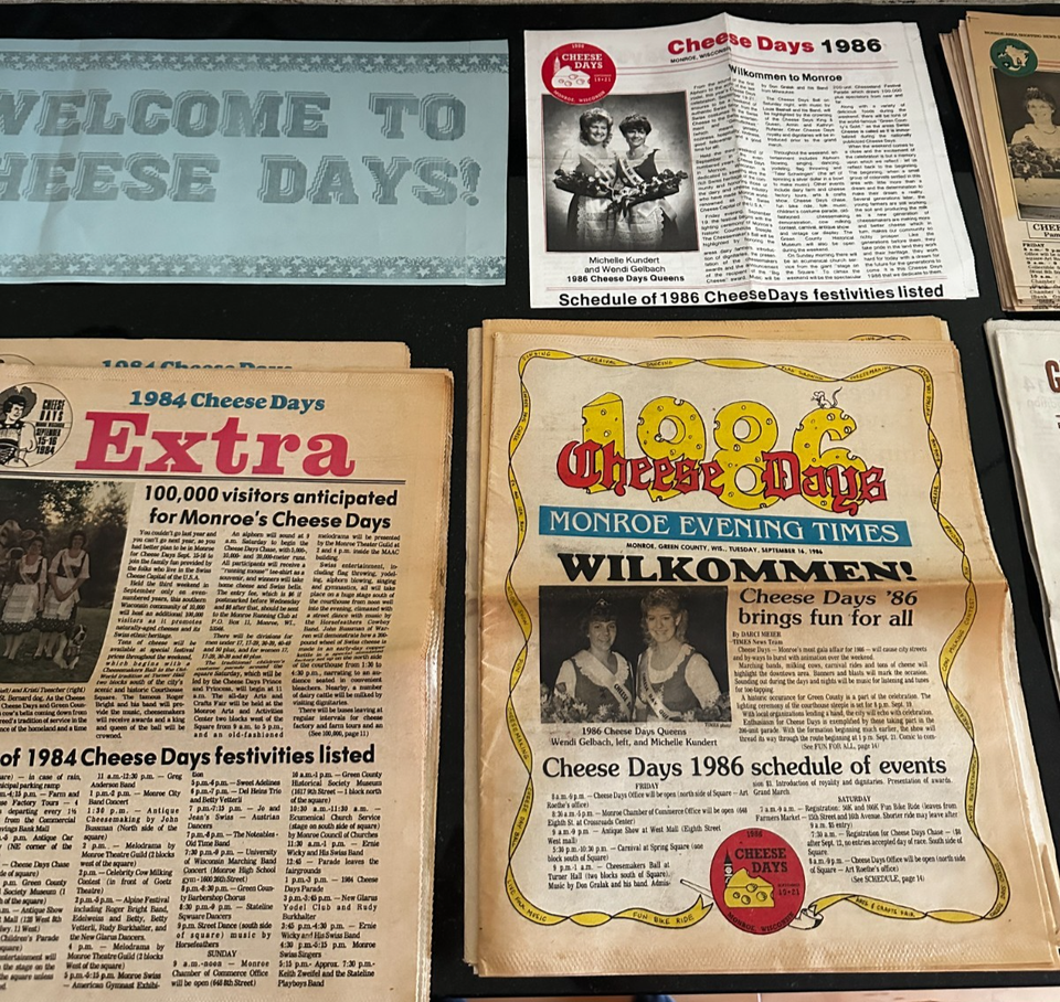 1980s - 2012 Green County Cheese Days Newspapers Monroe WI | eBay