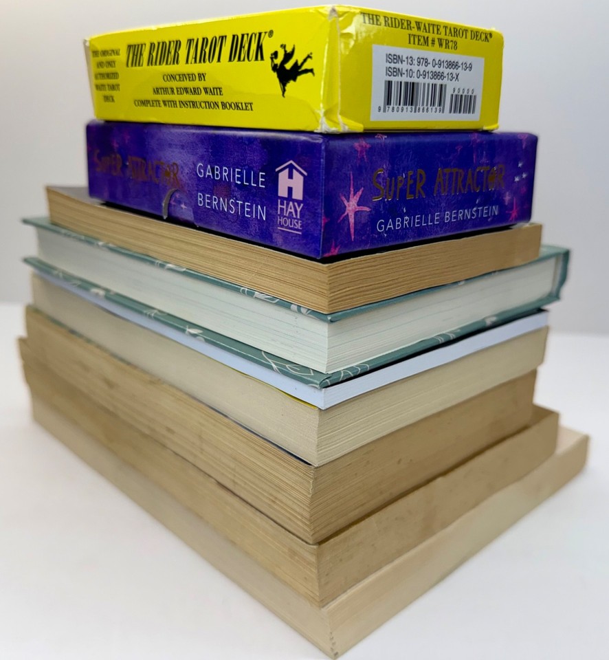 Occult Witchcraft Book Lot Tarot Cards Third Eye Forbidden Knowledge ...