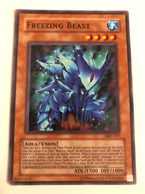 Yu-Gi-Oh! TCG Freezing Beast Magician's Force MFC-017 Unlimited Common ...