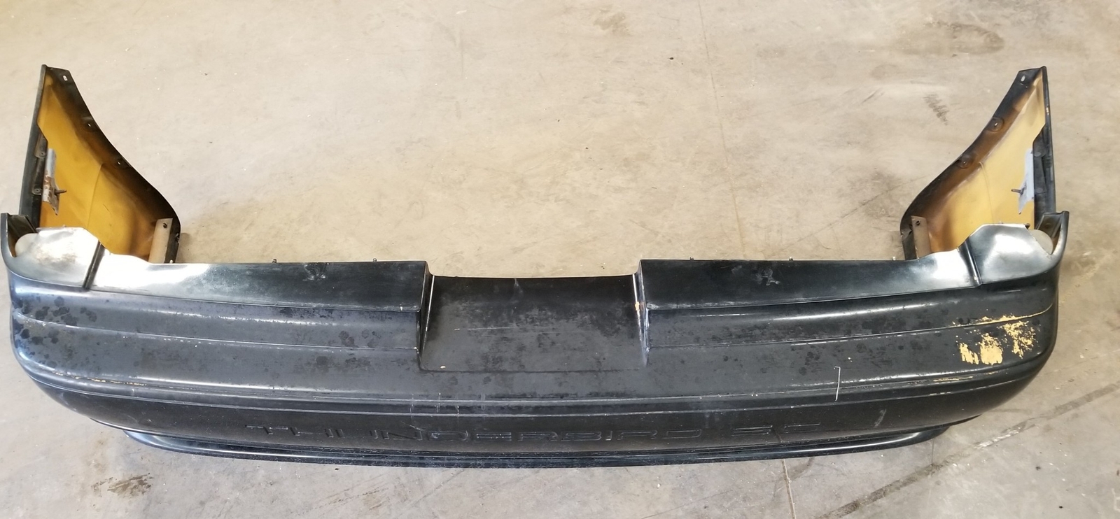 1989 1990 1991 1992 1993 Thunderbird SC Rear Bumper Cover Black Grade B ...