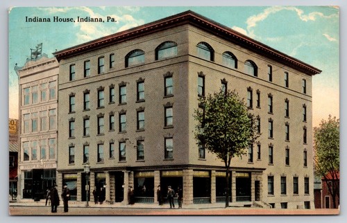 Indiana House Indiana Pennsylvania PA Undertaker c1910 Postcard | eBay