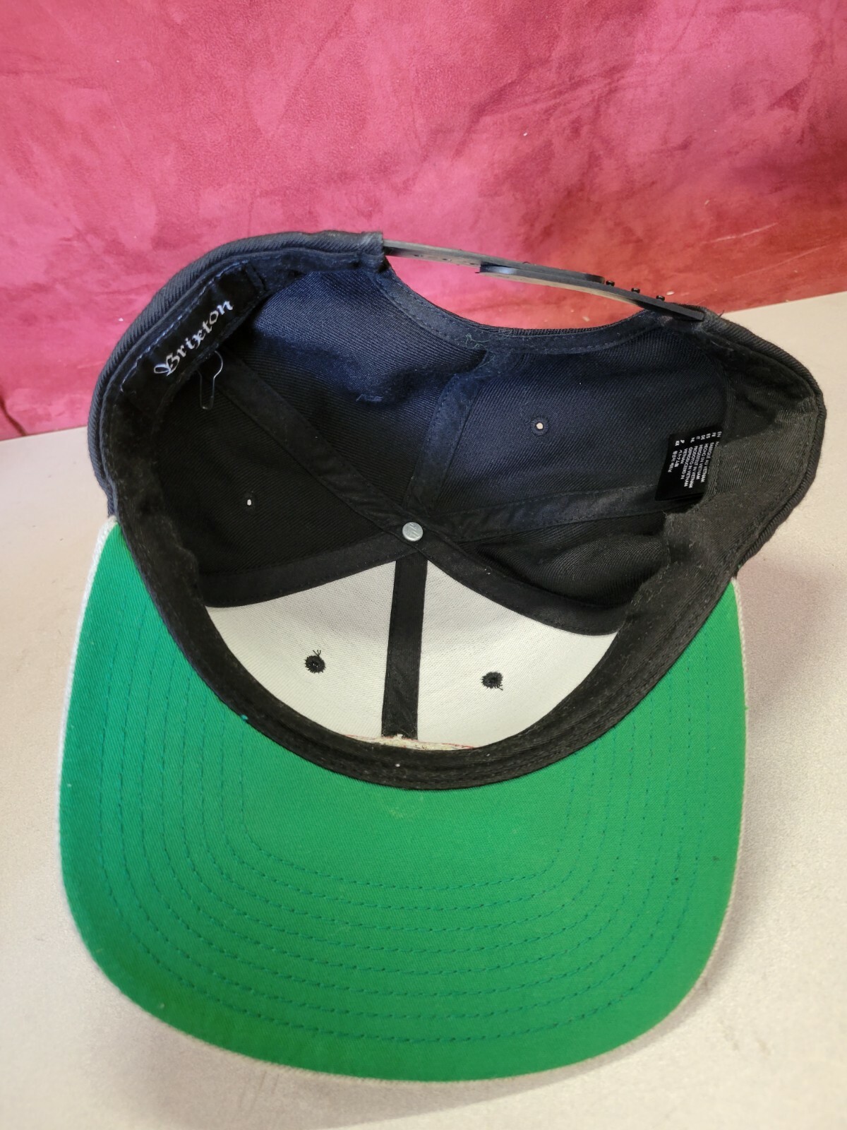 Brixton Mfg Company Indian Chief Logo Black Hat Cap A… - Gem