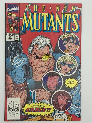 Marvel’s The New Mutants #87 - 1st Appearance of CABLE - 1990 Direct ...