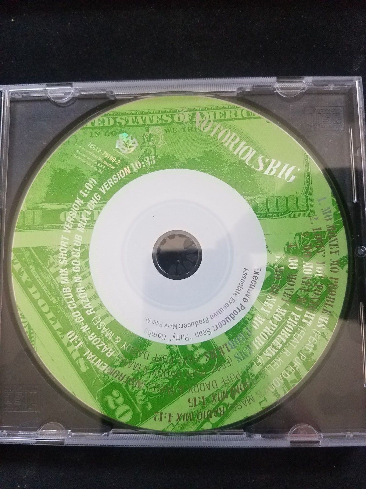 NOTORIOUS BIG PUFF DADDY & MASE Mo Money Problems MIX & INSTRUMENTAL CD ...