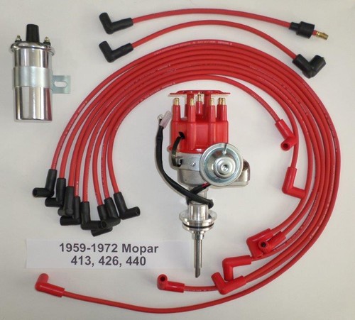 BB Mopar HEI Eletronic Distributor Ready To Run Chrysler Kit Dodge 413 ...