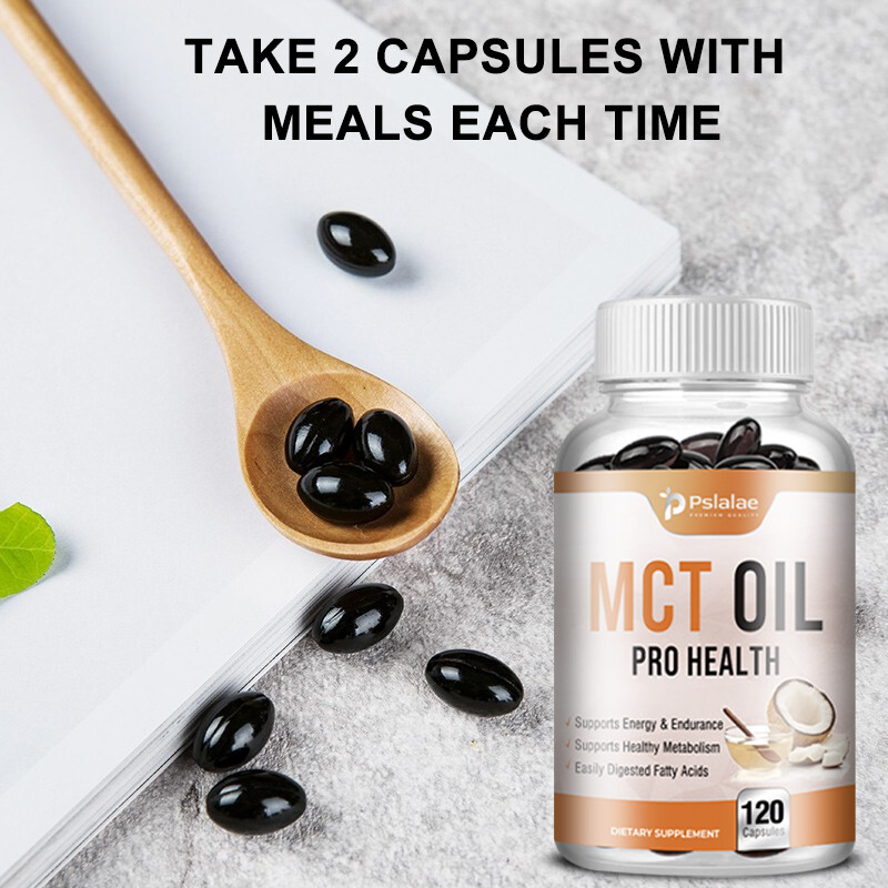 MCT Oil Capsules 5704mg - Weight Loss, Immune Support, Skin and Brain ...