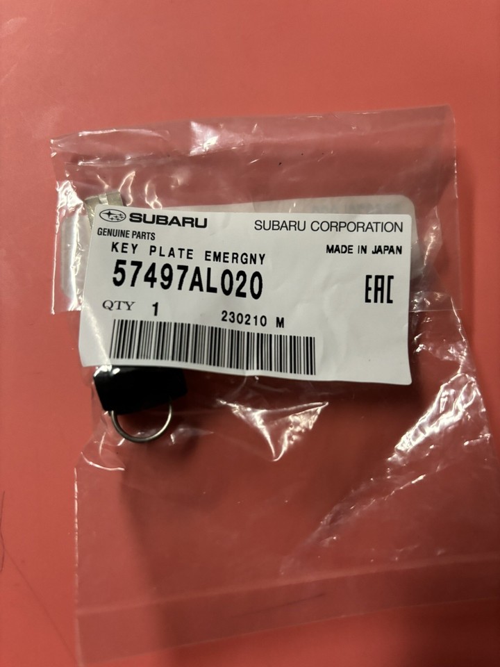 Subaru BRZ,Crosstrek,Forester,Impreza,WRX,STI SMart Key Blade Blank ...