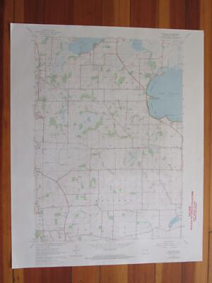Rutland Wisconsin 1970 Original Vintage USGS Topo Map | eBay UK