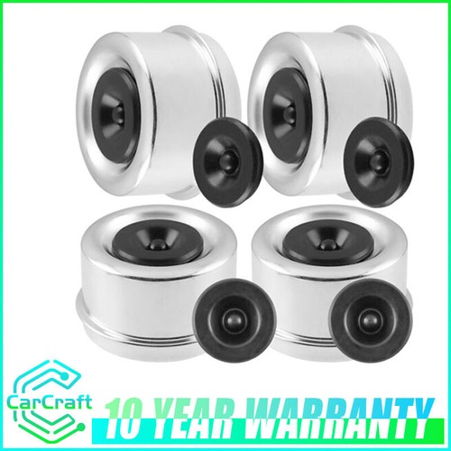 Trailer Axle Dust and Grease Cap & plug 2.44" 5 & 6 lug bolt hub (4 ...