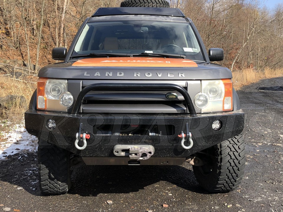 Lucky 8 CFE Steel Winch Bumper for Land Rover LR3 2005–2009 Off-Road ...