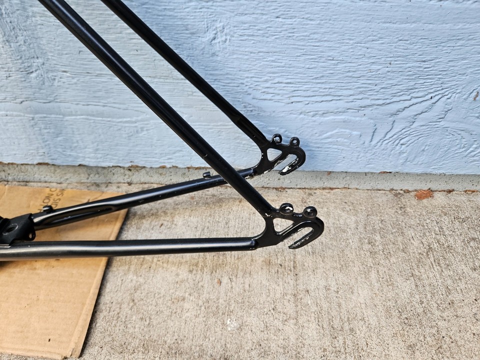 Vintage Univega 26" Road Bike Frame + Fork 47cm Small Lugged Steel ...