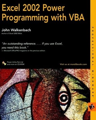 Excel 2002 Power Programming with VBA Paperback John Walkenbach ...