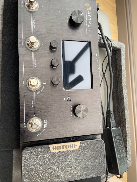 Hotone Ampero MP-100 Multieffects Pedal 4 Footswitch. Super Clean. Home ...