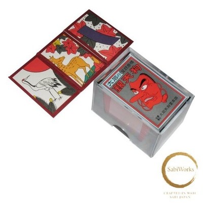 New Japanese playing cards silver Tengu red back (japan import) | eBay UK